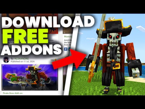 How To Use/Install FREE Addons (Minecraft Bedrock/MCPE/Console/Windows) 1.21+