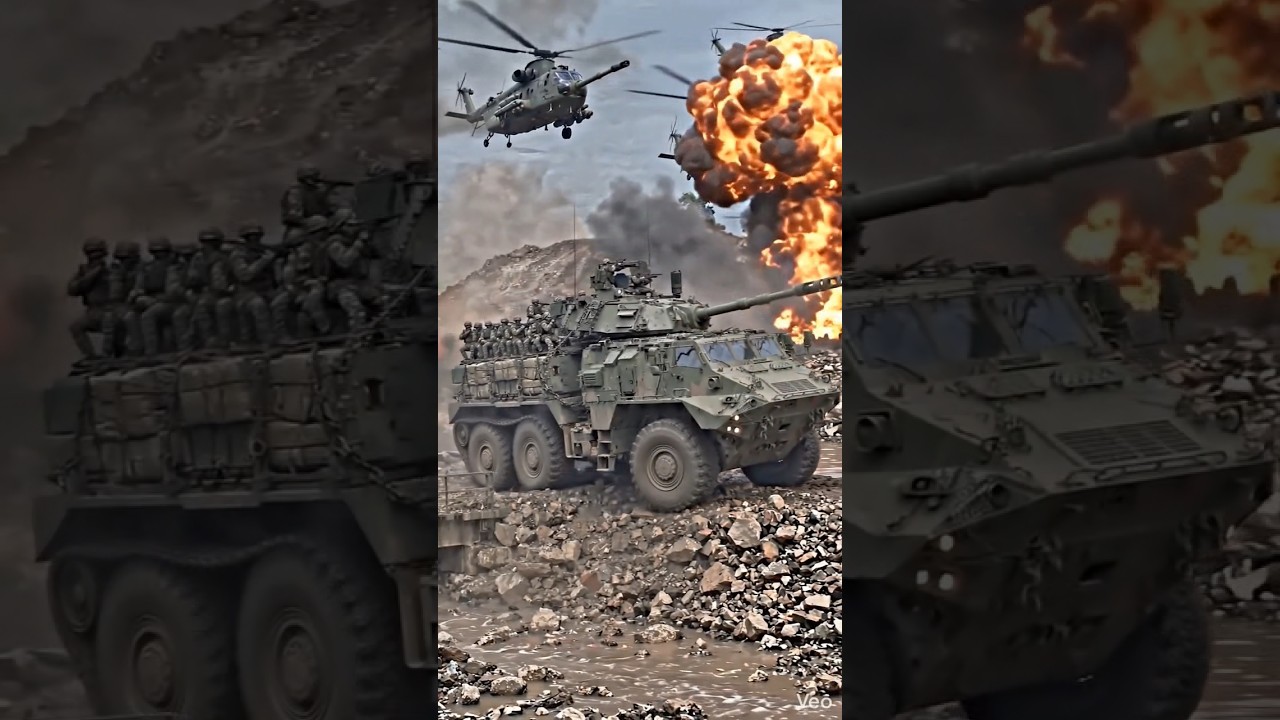 MOMENTS Tank Fires On Extreme Terrain! Big Explosion Ahead  ( AI)😱🔥