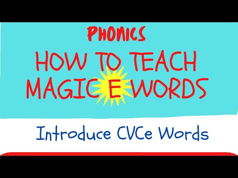 How To Teach Magic E Words | Teach CVCe Words