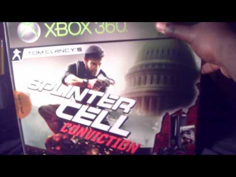 Xbox 360 Super Elite 250GB Bundle Splinter Cell Conviction special edition.