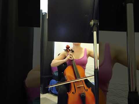 Vertical Viola (Alto Violin) Practice - Six Miniatures for Viola - I. Dance - Violet Archer #Viola