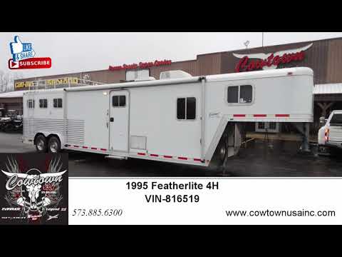 1995 Featherlite 3H VIN 816519