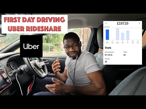 BEGINNER UBER DRIVER - My First Ride & How Much I Made