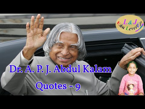 Dr. A.P.J Abdul Kalam Quotes in English with Meaning - 9 | L&J Edu LevelUp
