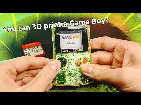 Fully 3D Printed Game Boy Toy by MintyFries - Thingiverse