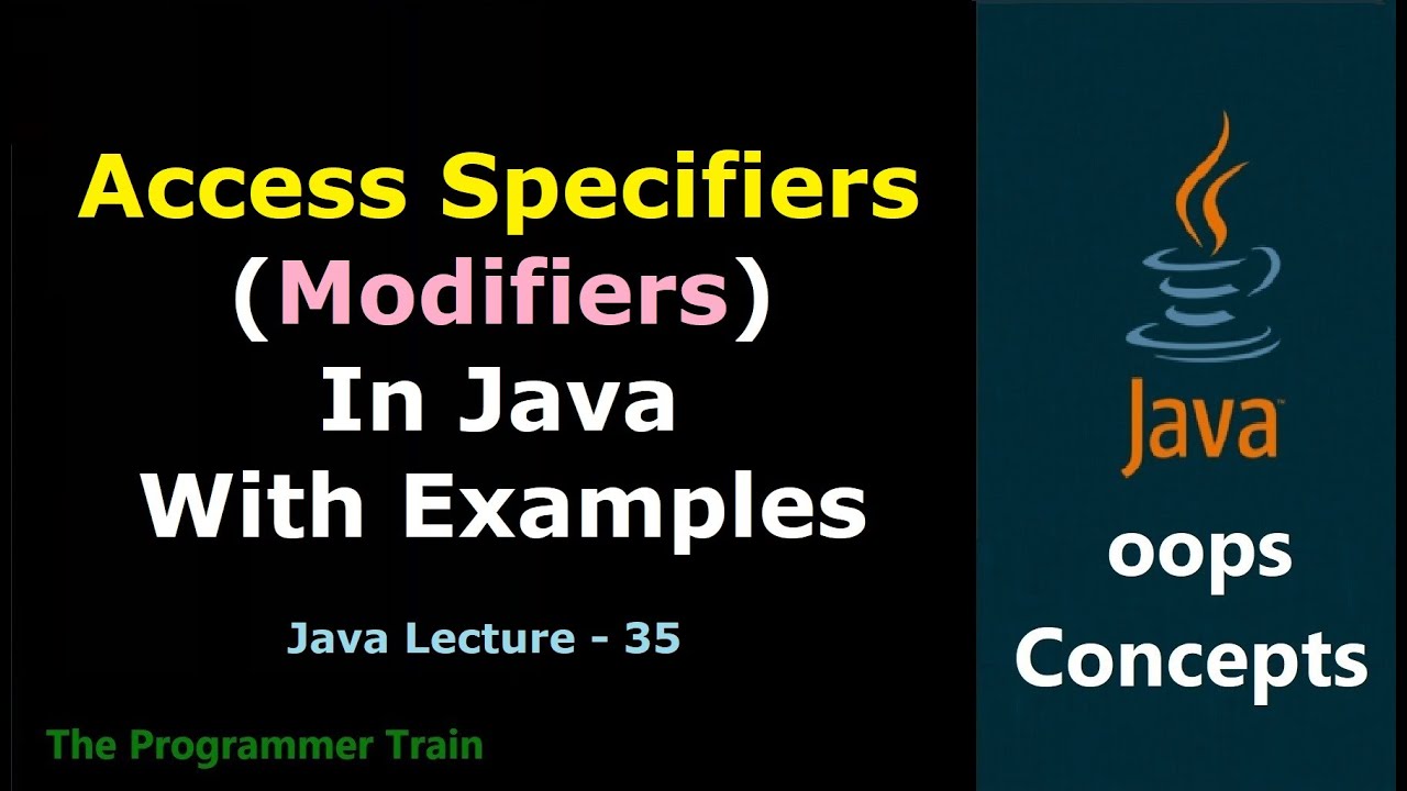 Access Specifiers in Java with Examples | Java Lecture - 35 |#java#interview @theprogrammertrain