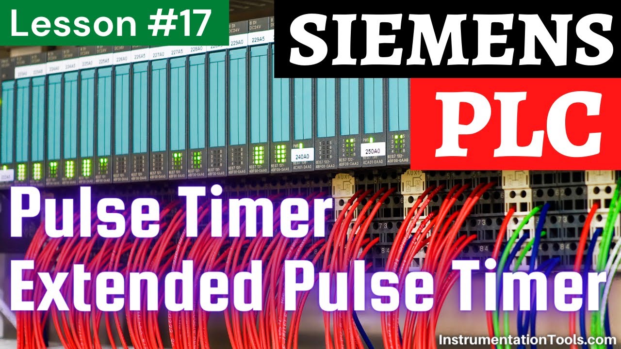 Pulse Timer and Extended Pulse Timer in PLC Ladder Logic Programming