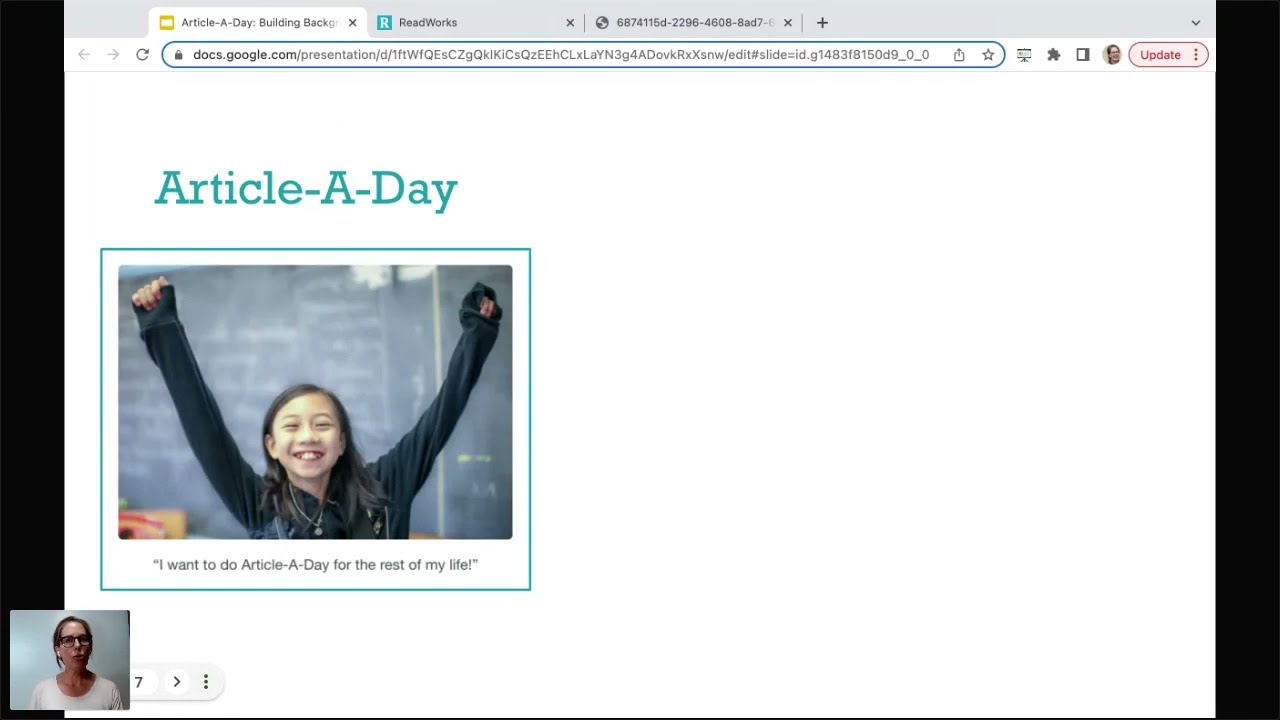 ReadWorks Article-A-Day Webinar