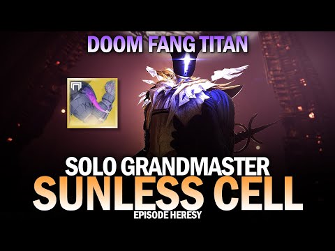 Solo GM Sunless Cell on Doomfang Titan [Destiny 2 Episode Heresy]