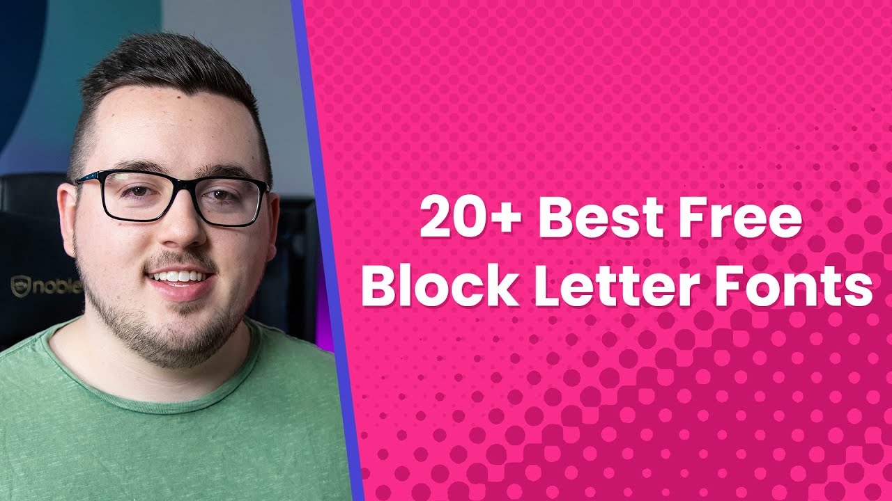 20+ Best Free Block Letter Fonts