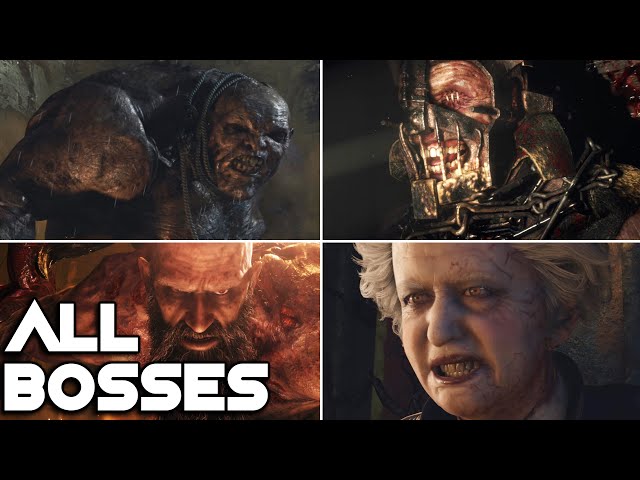 All main story bosses in Resident Evil 4 remake