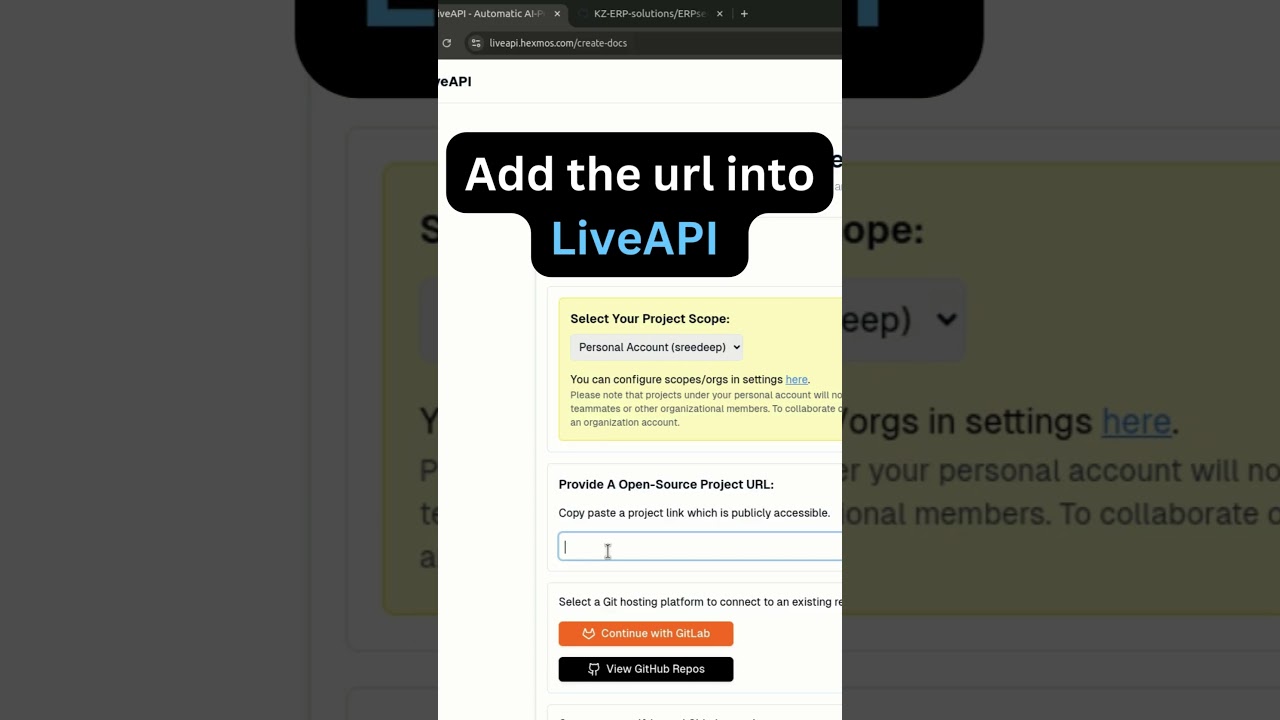 Create api docs in seconds using LiveAPI