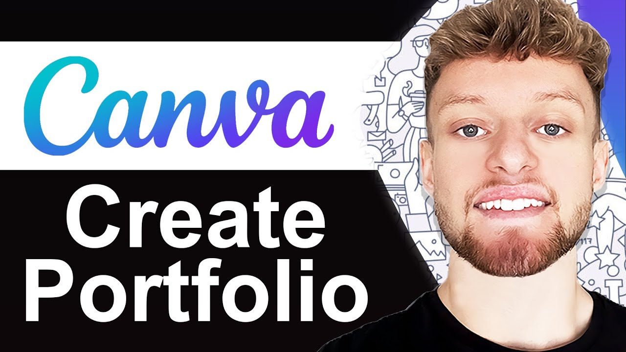 How To Create a Portfolio With Canva 2024 (FREE Portfolio Website)
