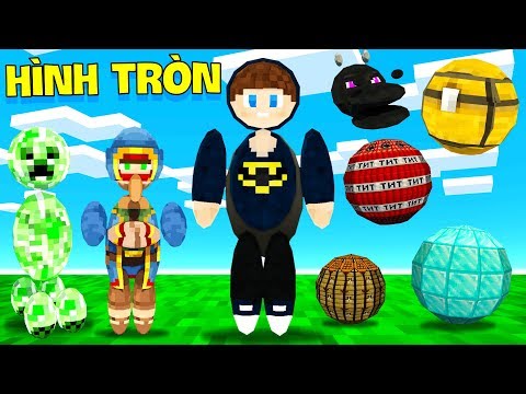 JAYGRAY THỬ THÁCH SINH TỒN TRONG THẾ GIỚI MINECRAFT HÌNH TRÒN*BLOCK HÌNH TRÒN SIÊU HÀI