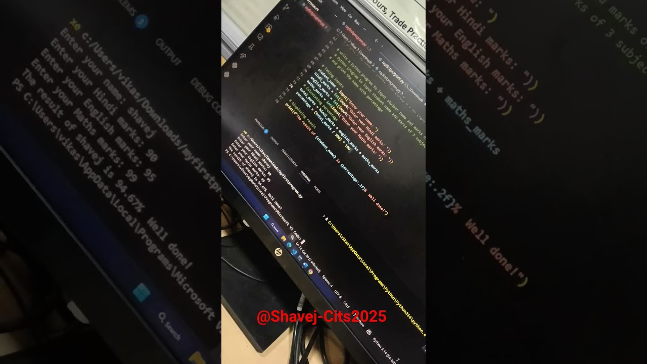 PYTHON PROGRAMMING NSTI LUDHIANA CSA TRAINEE