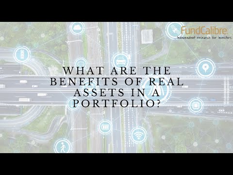 What are the benefits of real assets in a portfolio?