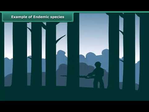 Ch 7 - Conservation of Plants and Animals | Example of Endemic Species