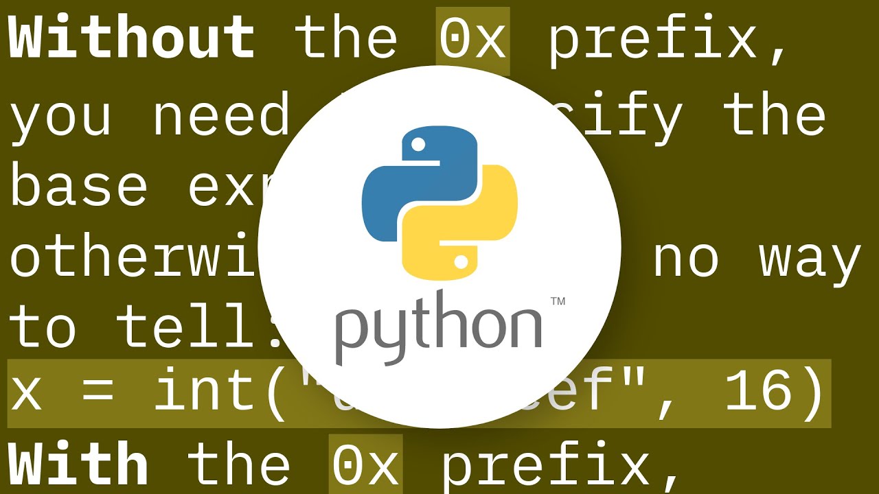 Convert hex string to integer in Python