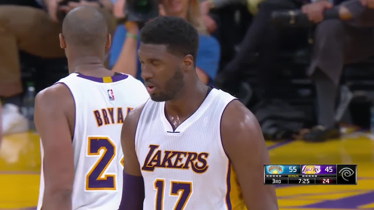 Quarter 3 One Box Video :Lakers Vs. Knicks, 3/13/2016 12:00:00 AM