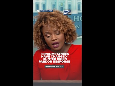 'Circumstances have changed': Hunter Biden pardon response