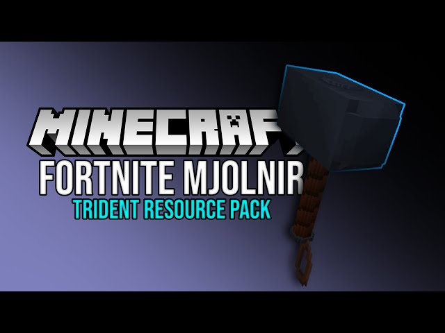 Mjolnir Trident (Fortnite) Minecraft Texture Pack