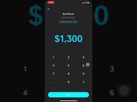 Buying $1300 worth of Bitcoin on Cash App