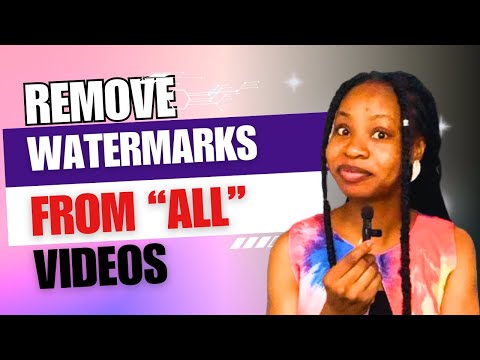 FREE watermark remover for ALL videos! 2024|#watermark #watermarkremover #tutorial