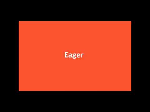 Eager Meaning in Urdu