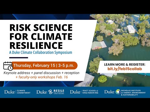 Panel Discussion: Risk Science for Climate Resilience
