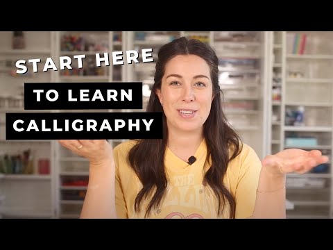 The FIRST 3 Things You Need to Know to Learn Calligraphy