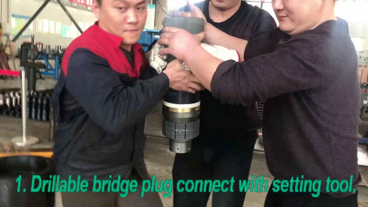 Connect drillable bridge plug with settingtool