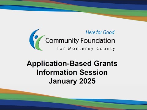 Application-Based Grants Information Session 2025