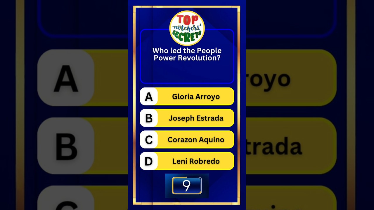 Philippine Presidents Quiz (Part 2) #quiz #games #generalknowledge