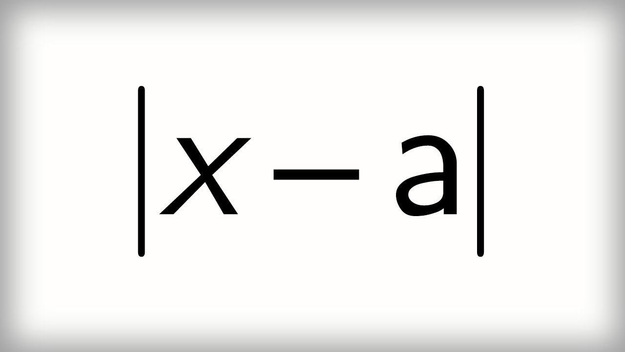 2.4 Distance and absolute values
