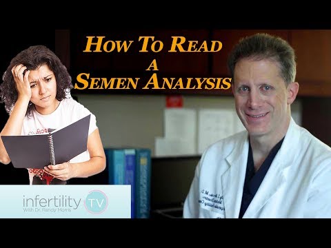 How to read a semen analysis | Infertility TV