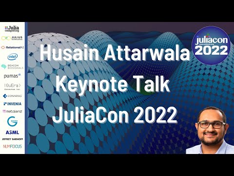Keynote: Modeling and Simulation to Guide Dose... | Husain Attarwala (Moderna) | JuliaCon 2022