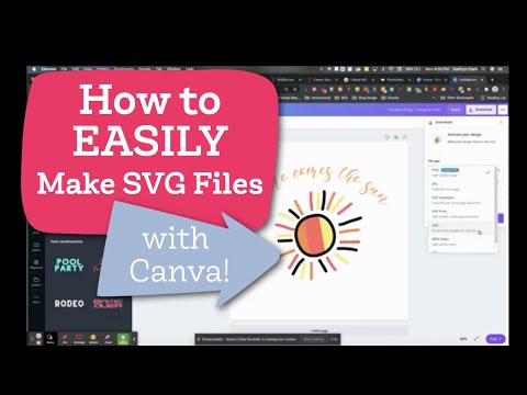 How to Make SVG Files for Cricut & Silhouette in Canva
