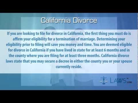 Divorce in California