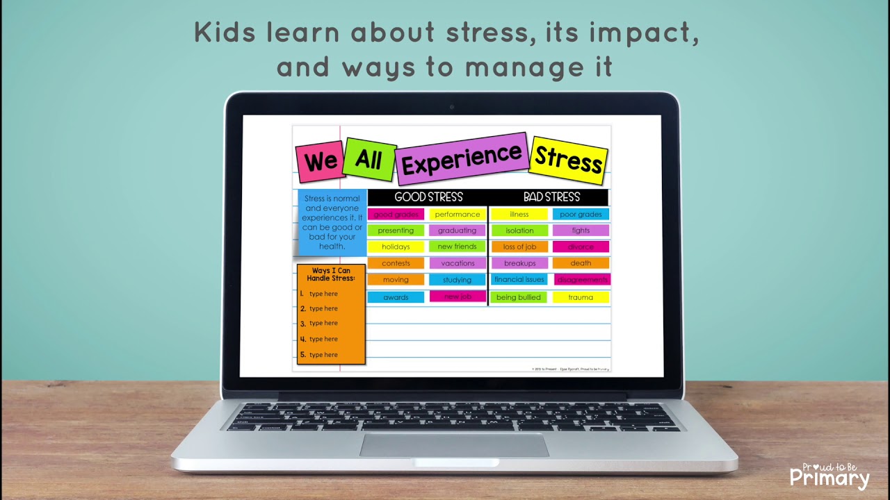Self-Management DIGITAL Grades 3-5 Google & PowerPoint Activities