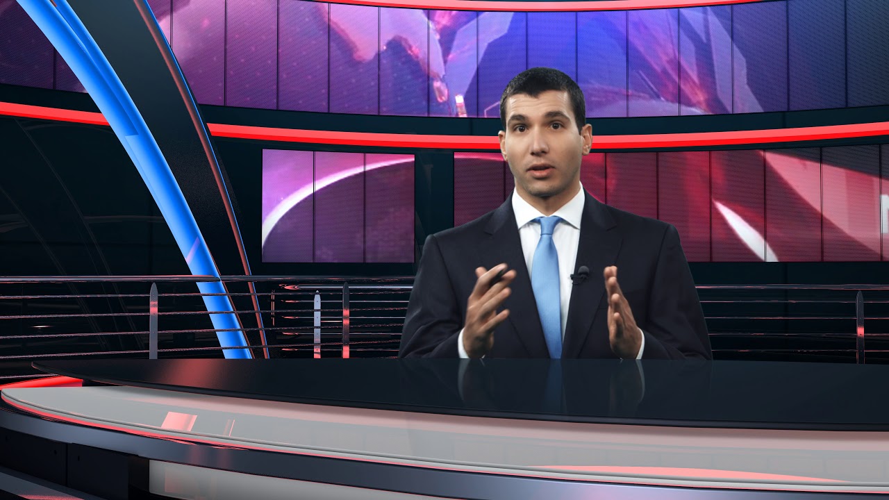 4K Virtual Studio Set After Effects Template
