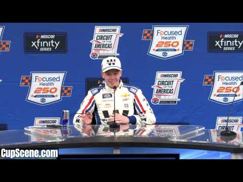 NASCAR at COTA, March, 2025: Connor Zilisch Xfinity pole winner