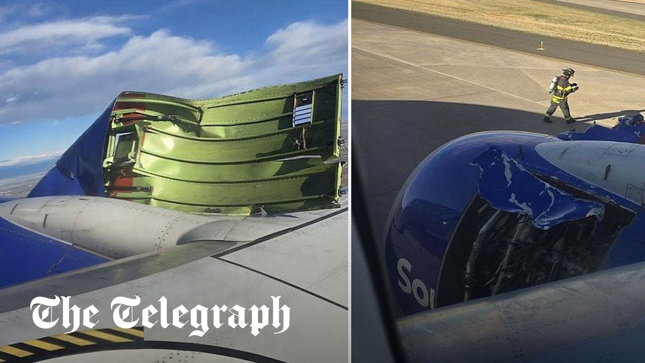 Watch: Boeing engine cover falls off in mid-air with 135 passengers on ...