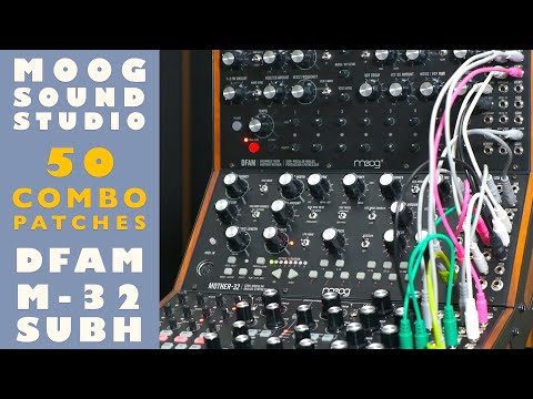 Moog 3 Tier Mother-32 / DFAM / Subharmonicon | Reverb