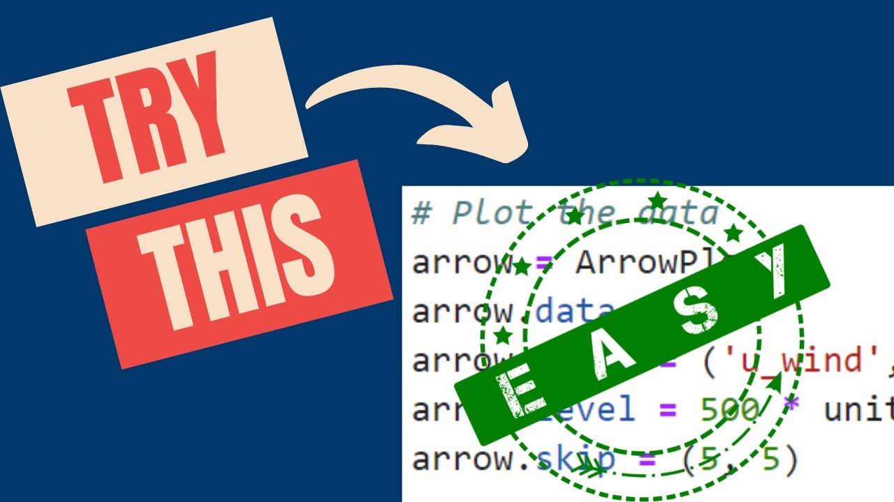 MetPy Mondays #264 - Making Arrow Plots in Python the Easy Way with Declarative Plotting