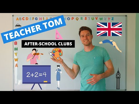 Kids English: "After-school clubs"