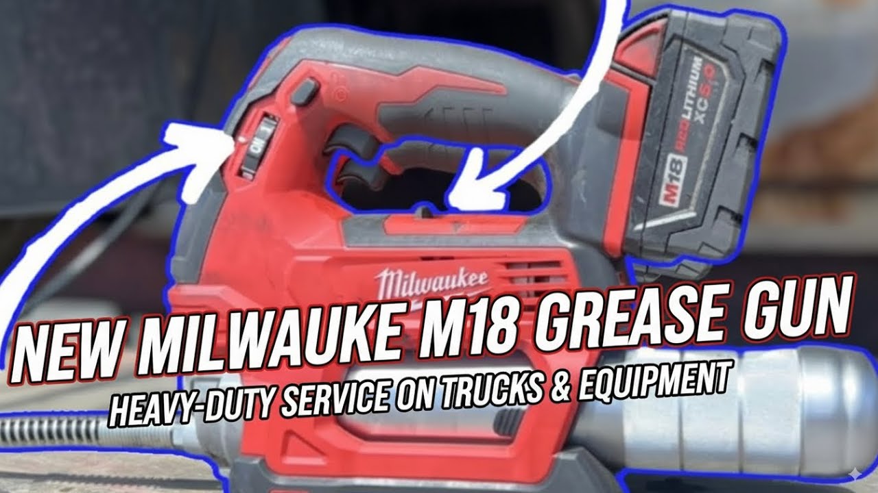 Milwaukee Tool M18 Grease Gun Cool Features