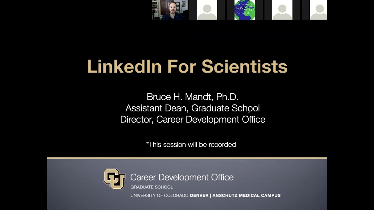 LinkedIn for Scientists Workshop