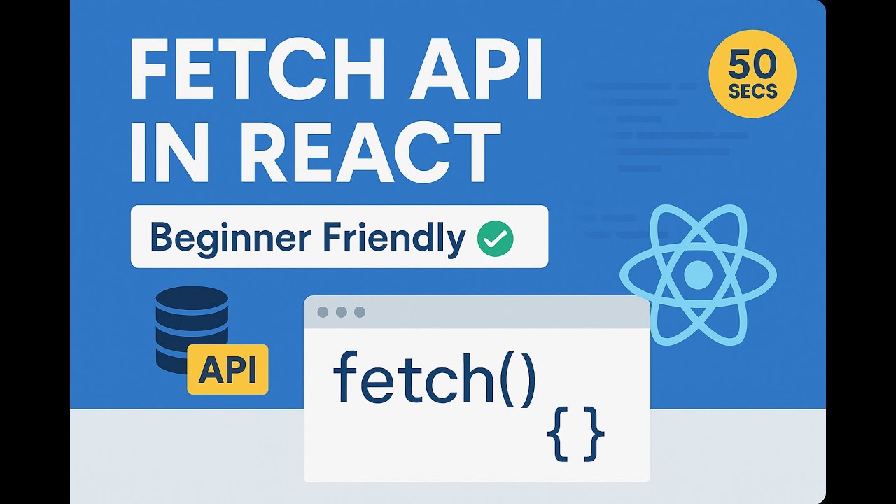 How to Fetch API Data in React (Beginner Friendly)