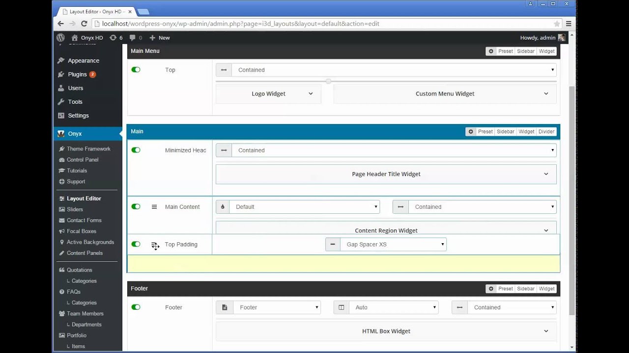 Layout Editor -- In Depth