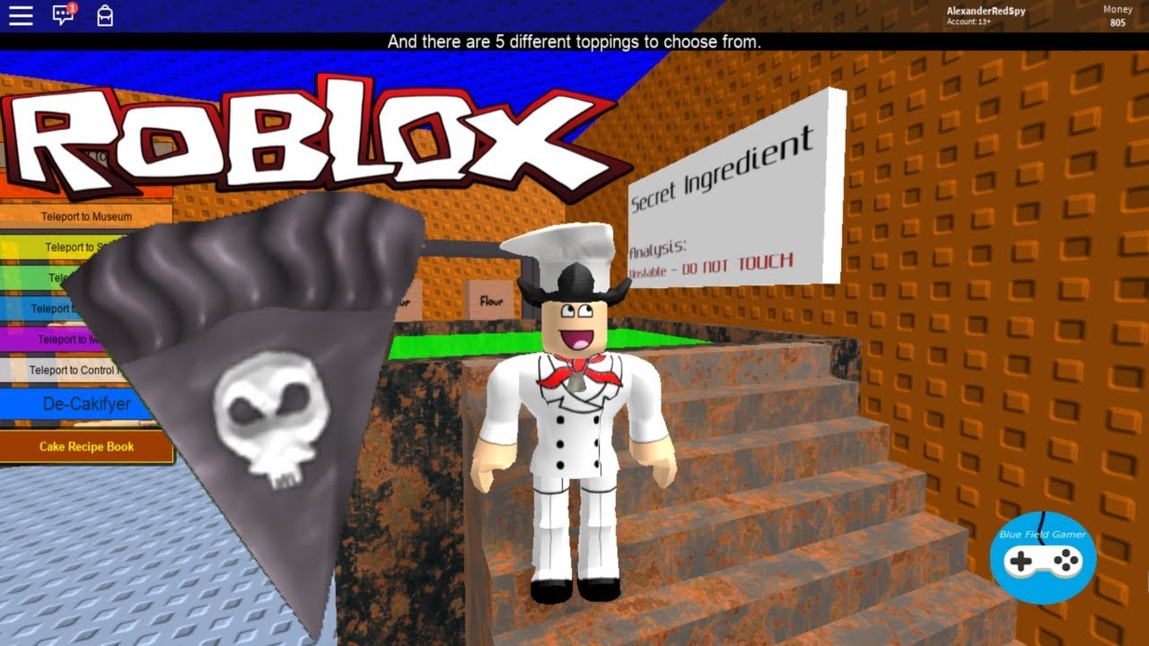 Make a Cake And Feed the Giant Noob - Secret ingredient cake